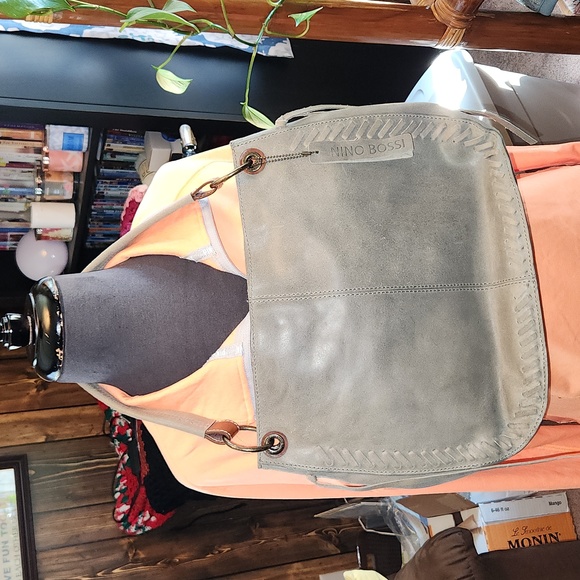 Nino BOSSI | Bags | Nino Bossi Leather Shoulder Bag | Poshmark